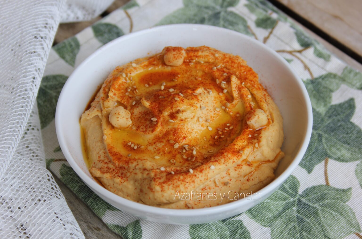 Receta de hummus, éxito garantizado - Azafranes y Canelas